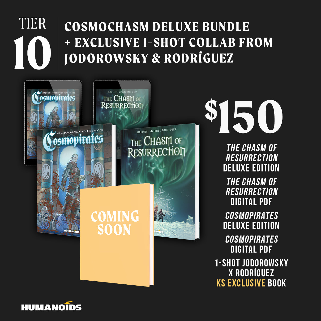 Tier 10 - both DELUXE EDITION + 1-SHOT KS EXCLUSIVE COMIC – Humanoids ...
